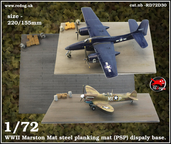 Redog 1/72 Airplane model kit display base - Marston mat - d30 – redoguk