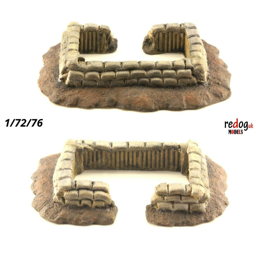 Redog 1/72 Fields Military Fortifications Scale Model Diorama Accessor ...