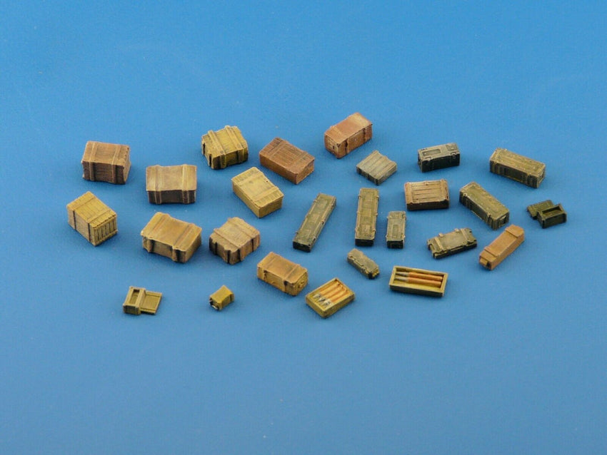 1/72 Crate and Boxes 33 Pieces Scale Modelling Resin Stowage Kit B3 ...
